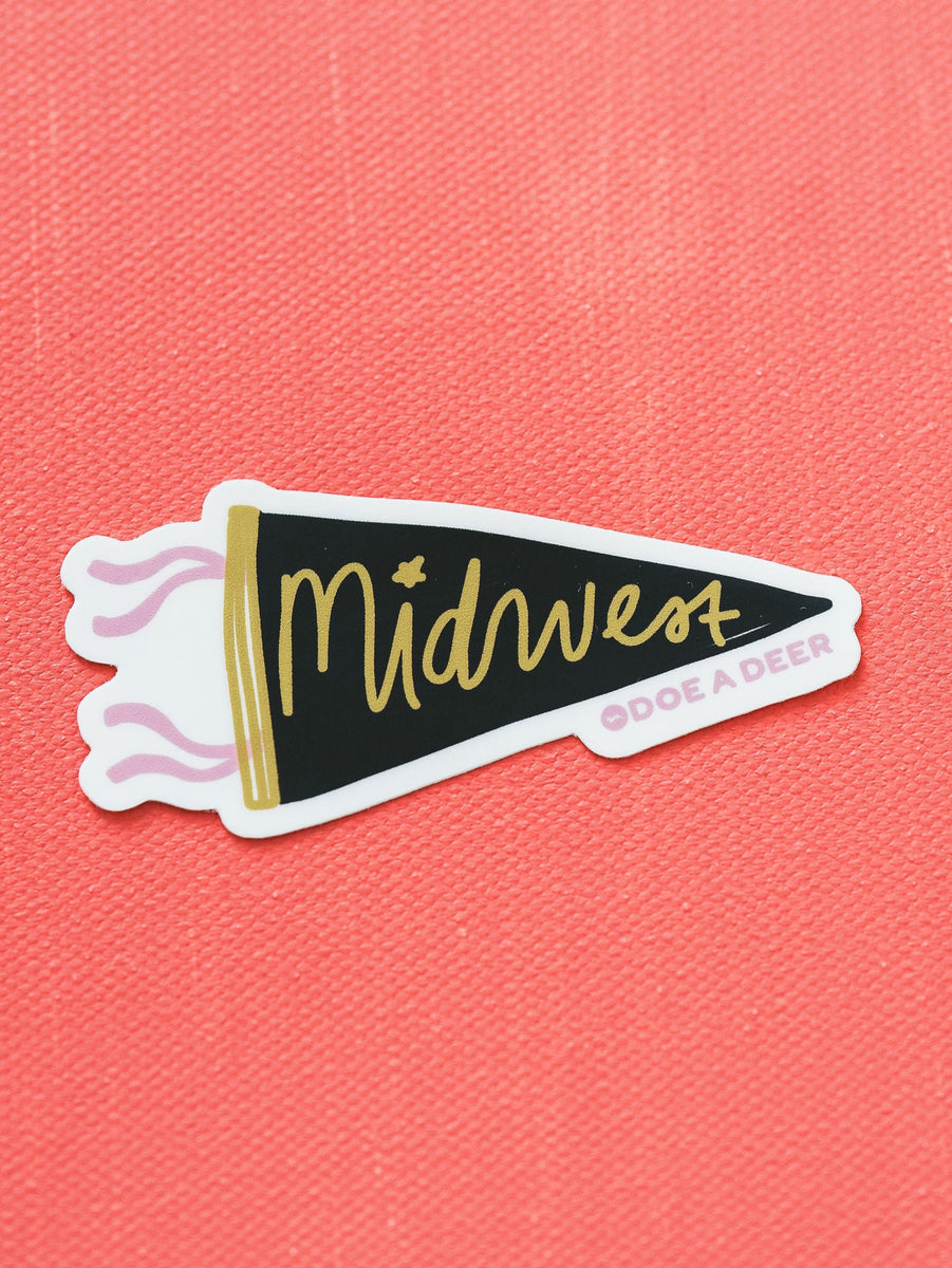 Midwest Pennant Sticker – Doe A Deer